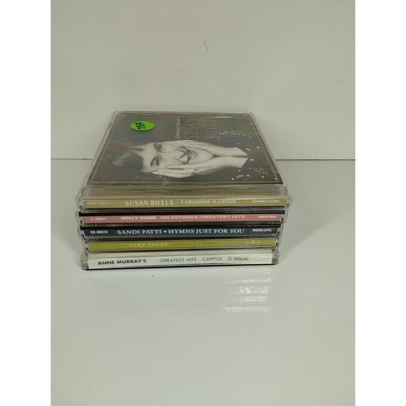 Media | Lot Of 5 Female Cds Susan Boyle Holly Dunn Sandy Patti Sarah ...